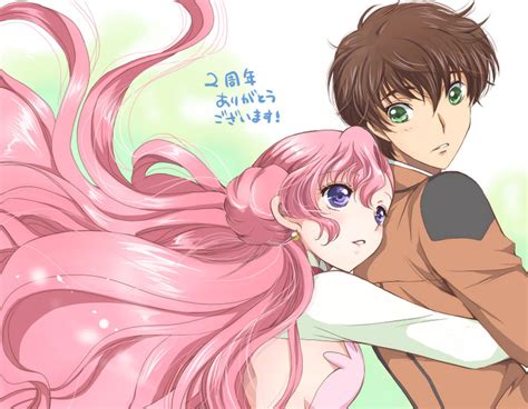 Kururugi Suzaku And Euphemia Li Britannia Code Geass Drawn By Akina Tsukako Danbooru