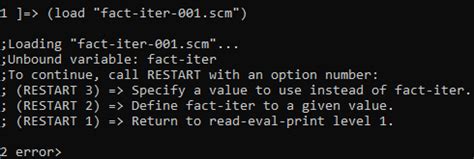 I Get An Unbound Variable Error When I Load This Function From A File With Mit Scheme Stack