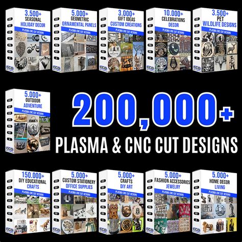 200000 Cutting Machine Designs Plasma Cnc Files Bundle Cnc Cut