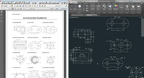 Autocad Practice Drawings