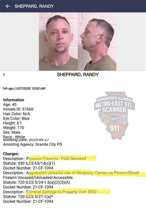 Dow Downstate Illinois Metro East Stl Scanner 911 Dimecom