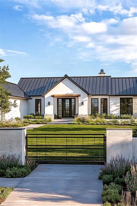 53 Elegant One Story Homes With Cozy Aesthetic