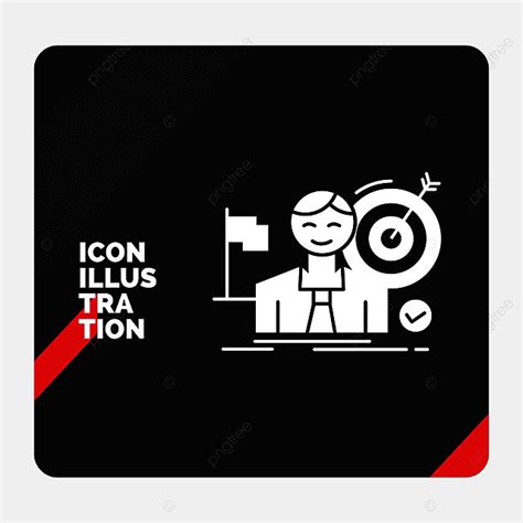 Red And Black Creative Presentation Background For Business Icon
