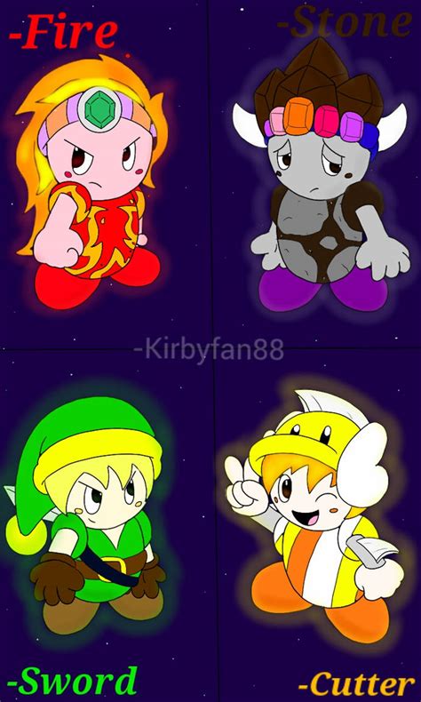 Evolved Kirby Copy Abilities Set 1 Part 1 By Kirbyfan88 On Deviantart