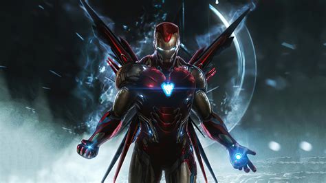 Iron Man In Advanced Suit With Night Sky 4k Hd Wallpaper Rare Gallery