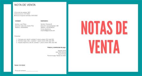 1️⃣ Modelos De Notas Venta Reporte De Lectura