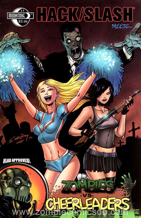 Hackslash Meets Zombies Vs Cheerleaders Moonstone 2011 Zombie