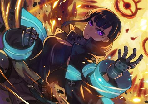 Maki Oze Fire Force [1920x1080] アニメの壁紙 イラスト 炎炎ノ消防隊 壁紙