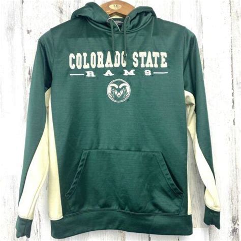 Csu Rams Colorado State Mens Medium M Hoodie Pullover Sweatshirt