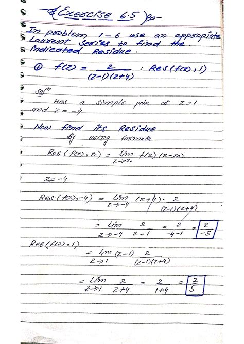 Solution Complex Analysis Third Edition Dennis G Zill Patrick D Shanahan Topic Laurent Series