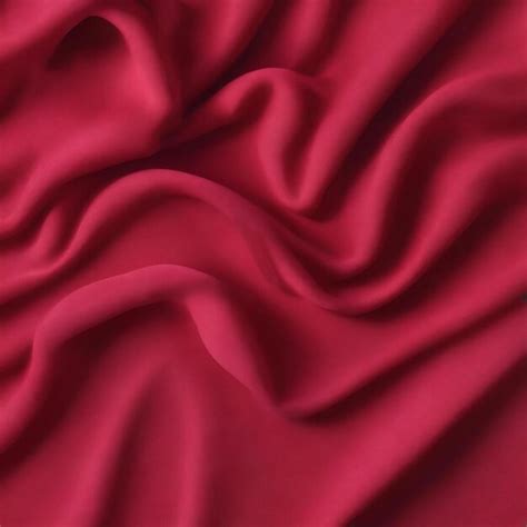 Premium Ai Image Soft And Smooth Bright Ruby Textile Material