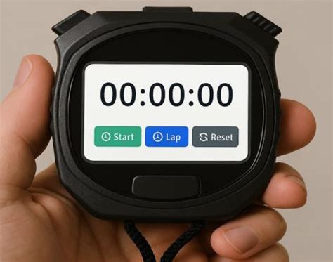 Stopwatch Multiple Timers With Lap Times Date Tools