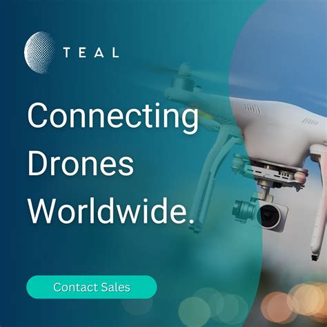 Industry Connectivity For Drones Teal
