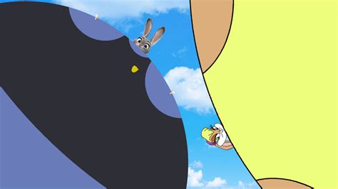 Judy Hopps And Lola Bunny Floating Balloons By Marybethmaria1423 On