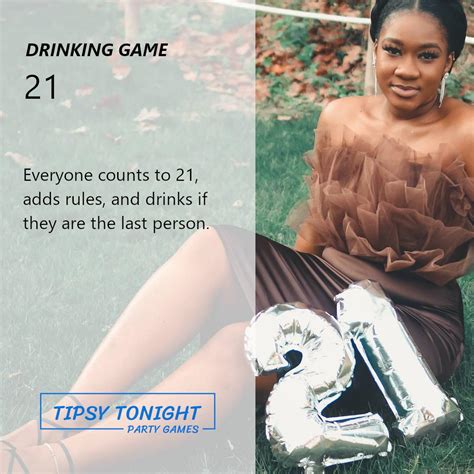 Twenty Plus One 21 Drinking Game Tipsy Tonight