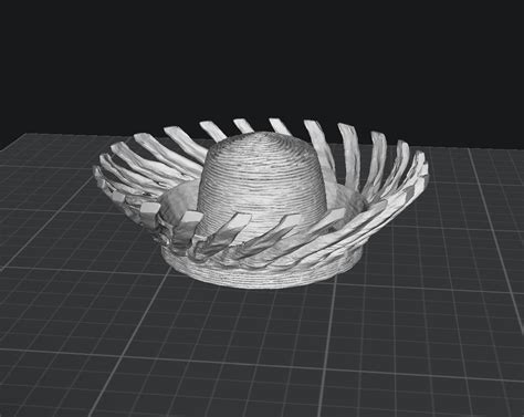 🎩 Bad Bunny Inspired Pava Puerto Rican Hay Hat 3d・ Stl File For 3d