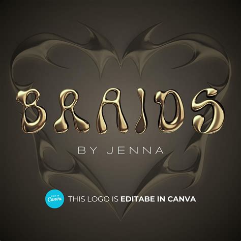 Logo Designs For Braids Diy Braid Logo Hair Logo Braiding Braid Logo