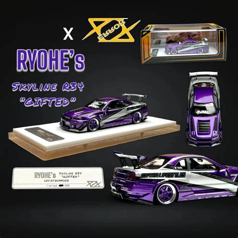 Nissan Skyline R34 Ryohes Ted 1 64 Scale Resin By Error404 Big