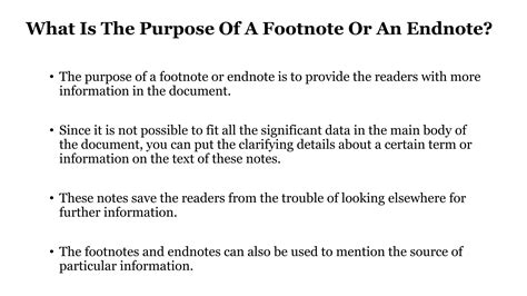 Endnote Vs Footnote Pptx