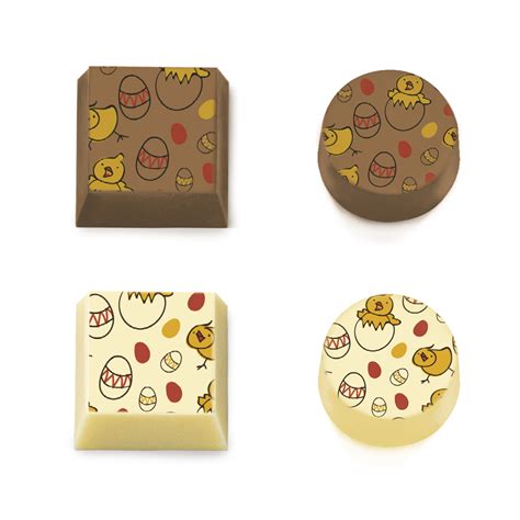 Chokolade Transfer Chicky Eggs 2 Ark Bagetiddk