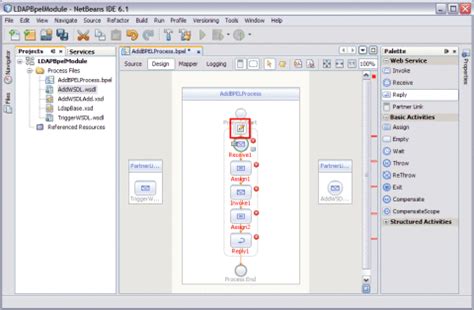 Using The LDAP Binding Component In A Project LDAP Binding Component Tutorial