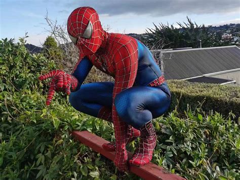 Spiderman Costume Suit Cosplay Sam Raimi Spider Man Upgraded Suit With
