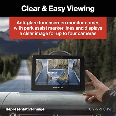 furrion vision s® rv observation system 7 monitor side cameras wi