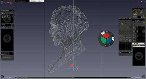 Create A Joint Based Face Rig Nukeygara