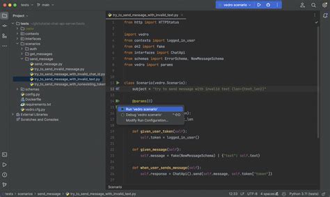 Pycharm Plugin Vedro Testing Framework Pycharm Plugin Vedro Testing Framework