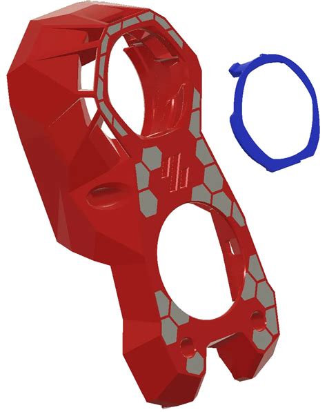 New Knomi Voron Stealthburner Face And Mount Hex Design By