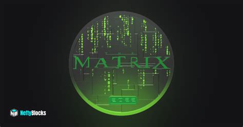 The Matrix Series 1 Coin 457 Neftyblocks The 1 Trade To Earn Nft