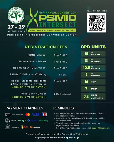 Updated Cpd Units Announcement Were Excited To Share That The Psmid Annual Convention 2024 Has