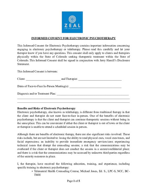 Fillable Online Addendum To Originally Signed Consent Informed Consent