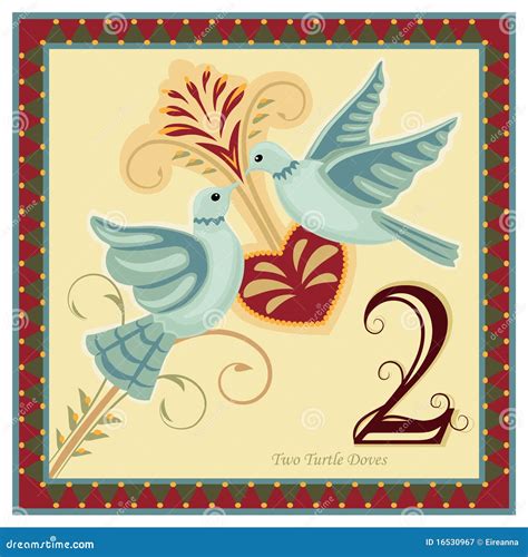 The 12 Days Of Christmas Stock Vector Illustration Of Christmas 16530967
