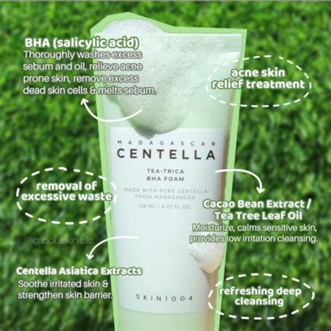 Skin1004 Tea Trica Bha Foam Farmacyroom