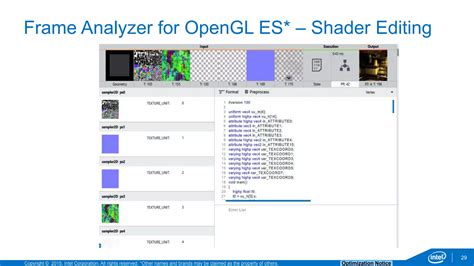 Intel® Graphics Performance Analyzers Pptx Operating Systems Computer Software And