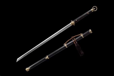 铜装义丰环首唐刀：售1160尺寸、全长103cm 、韧长71cm 柄长25cm 韧宽32cm，厚072cm 、带鞘全重175kg、净重1