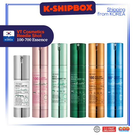 [vt] Reedle Shot Facial Boosting First Ampoule And Essence 100 To 700
