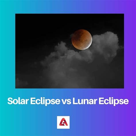 Solar Eclipse Vs Lunar Eclipse Difference And Comparison