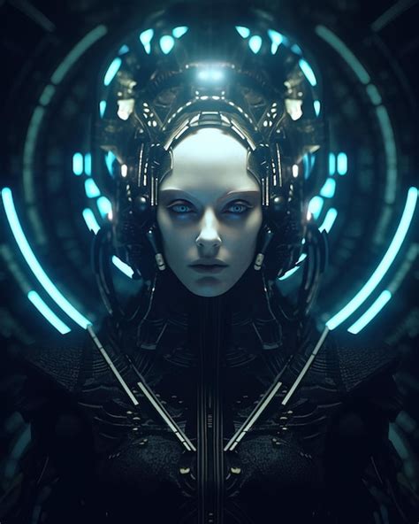 Premium Ai Image An Image Of A Woman In A Futuristic Suit