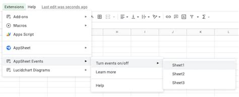 External Eventing With Google Sheets AppSheet Help