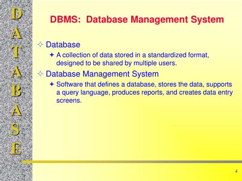 Ppt Database Management Systems Chapter 1 Database Fundamentals And