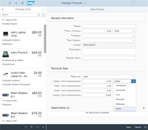 Combo Box SAP Fiori Design Guidelines