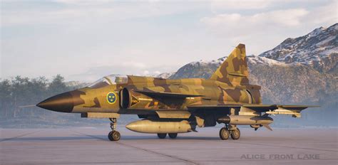 Aj 37 Viggen By Alicefromlake On Deviantart