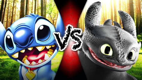 Stitch Vs Toothless By Ds534 On Deviantart