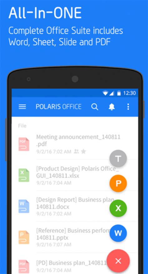 polaris office free docs sheets slides pdf for android download