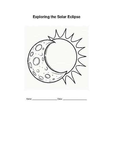 Solar Eclipse Activity By Ideal Achievements Tpt