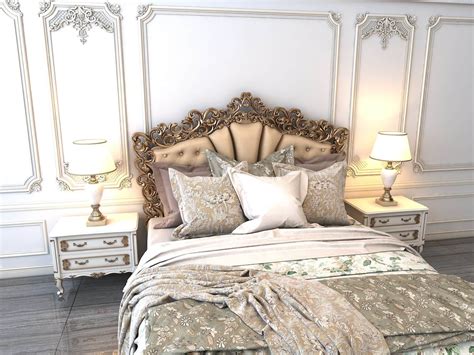 Classical Bed 5 3d Model By Nhattuankts