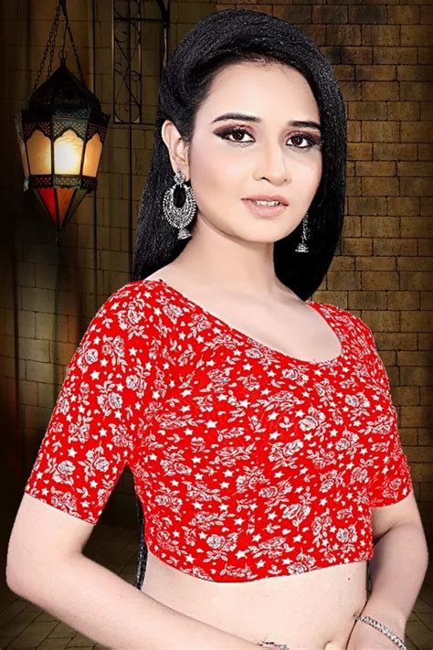 Printed Stretchable Blouse At Rs 120piece Lycra Blouse In Surat Id