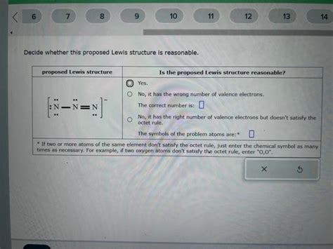Solved Decide Whether This Proposed Lewis Structure Is Chegg